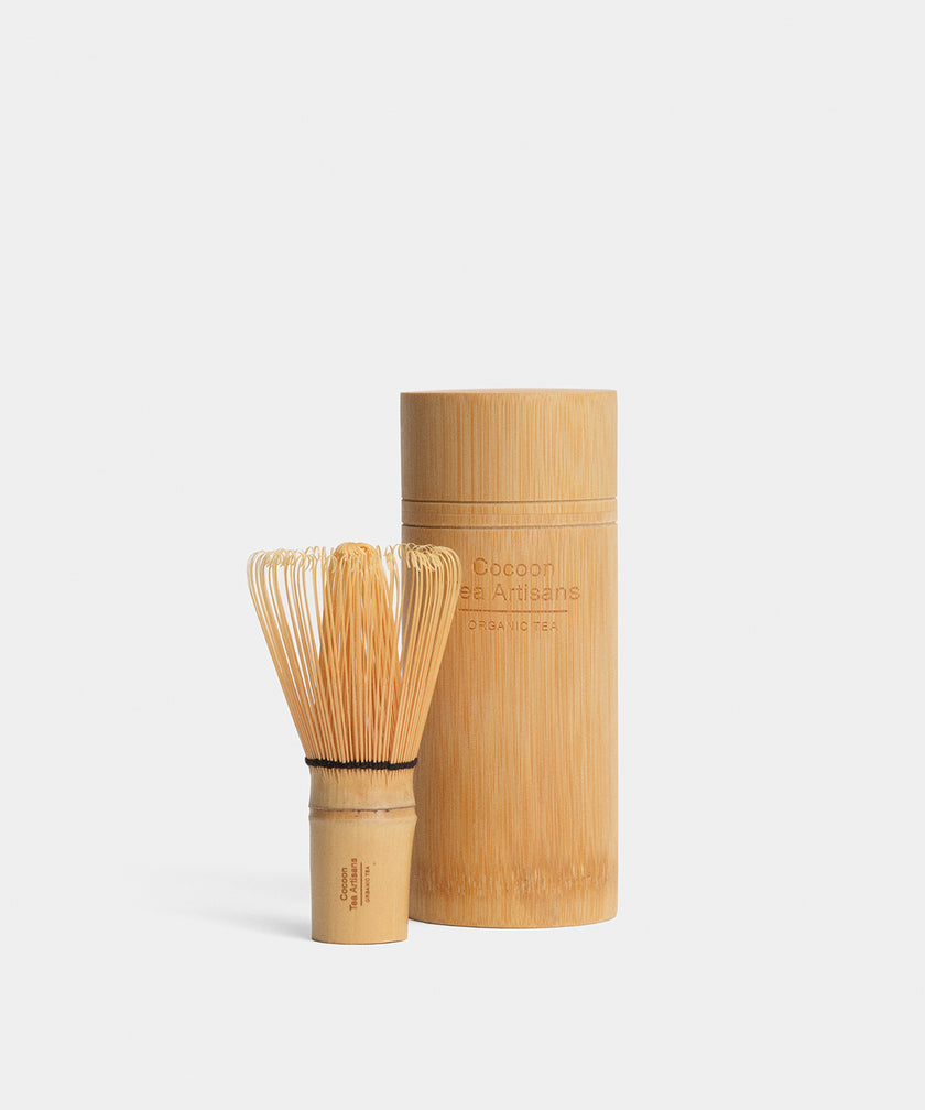 Matcha Whisk in Bamboo Container – Cocoon Tea Artisans